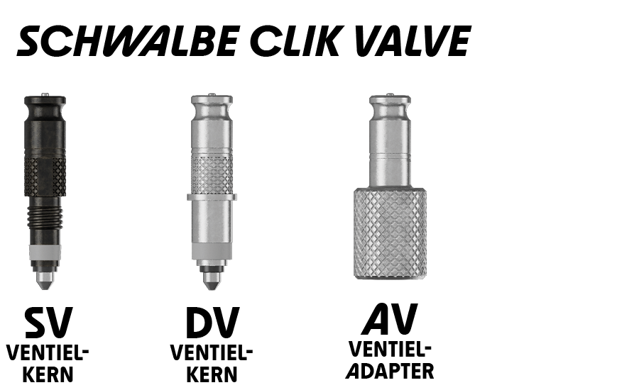 Ventielen voor fietsbanden | Schwalbe